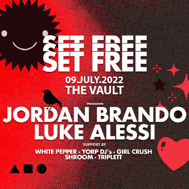 Megatix - SET FREE @ The Vault ft. Jordan Brando & Luke Alessi