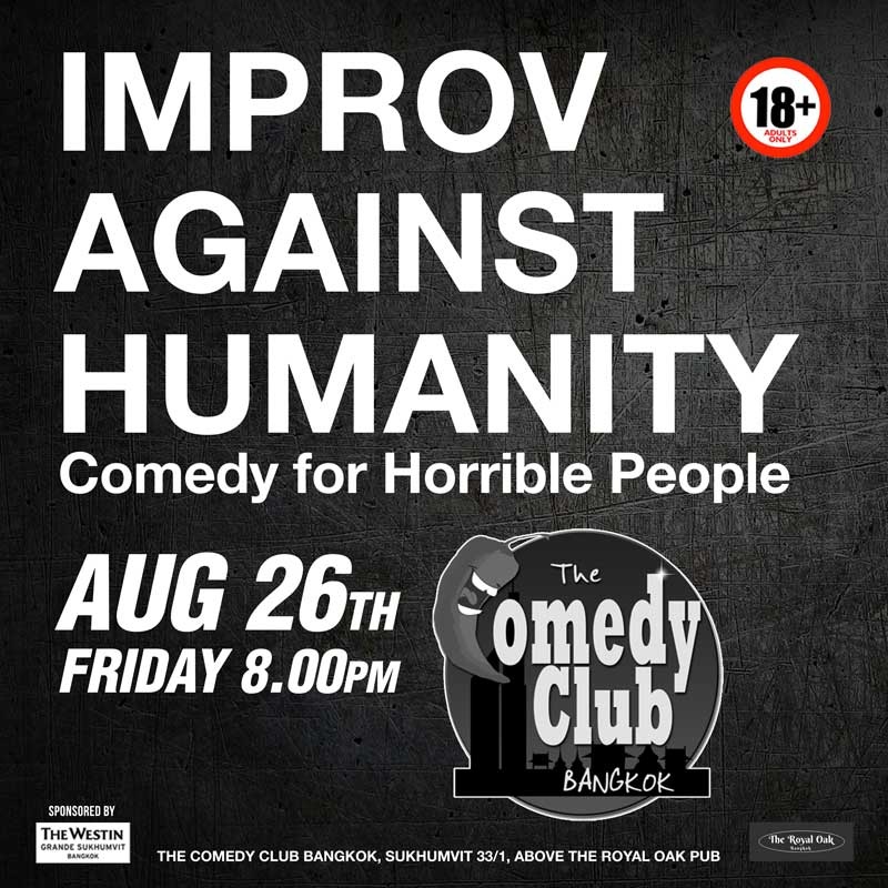 Megatix - IMPROV AGAINST HUMANITY - Improv Comedy!