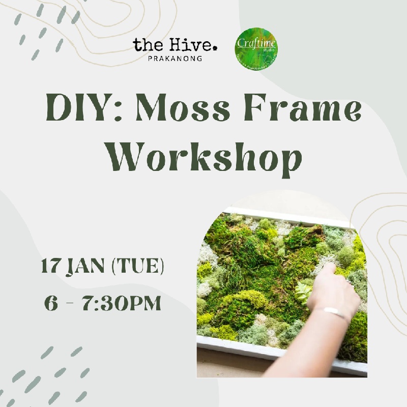 Megatix - DIY: Moss Frame Workshop with Craftime