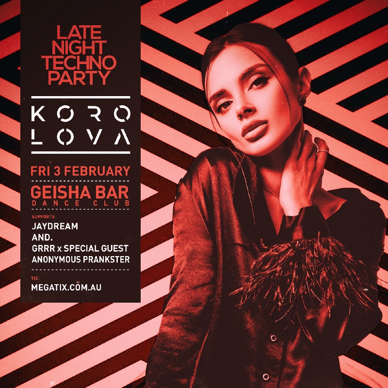 Megatix - Late Night Techno Party + KOROLOVA