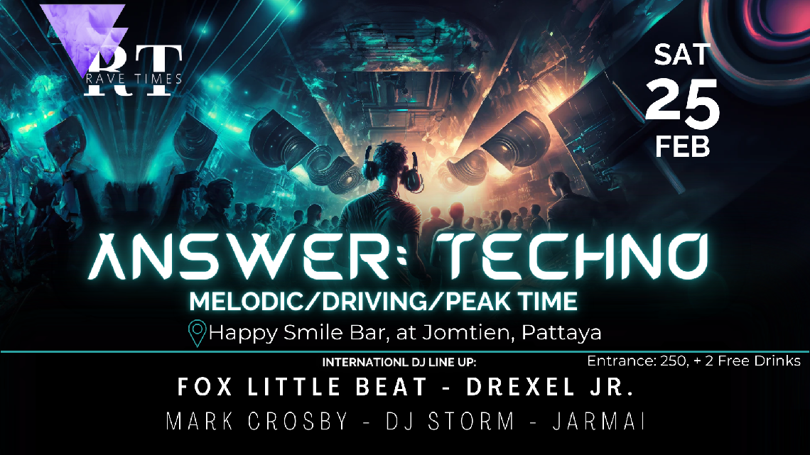 Megatix - Answer: Techno - Pattaya Edition