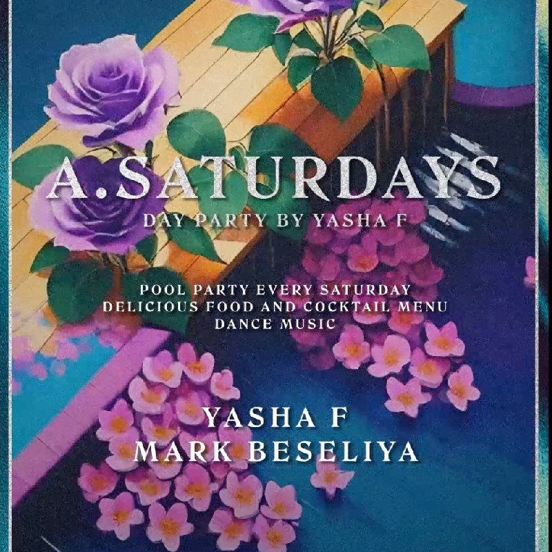 Megatix - A.Saturdays Day Party by Yasha F with Mark Beseliya @ Kabana ...