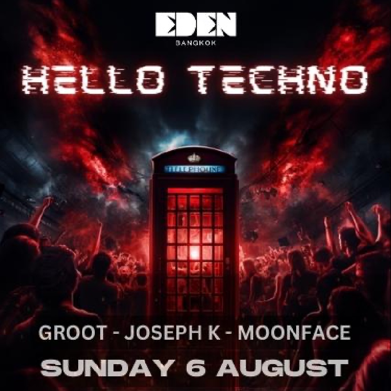 Megatix - Hello Techno - Eden Techno Club