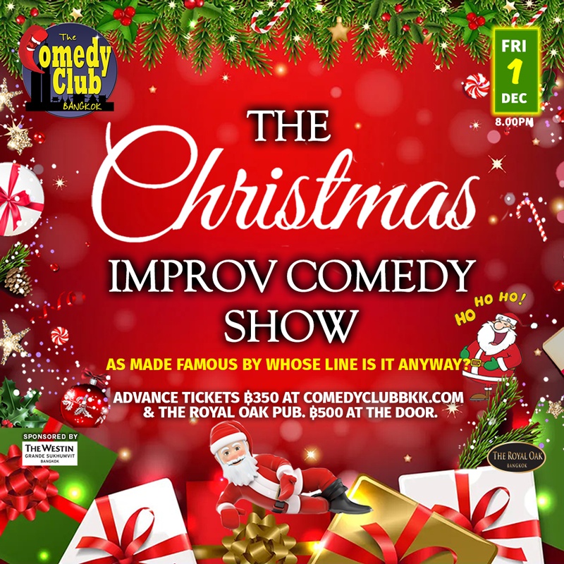 Megatix - THE CHRISTMAS IMPROV COMEDY SHOW!