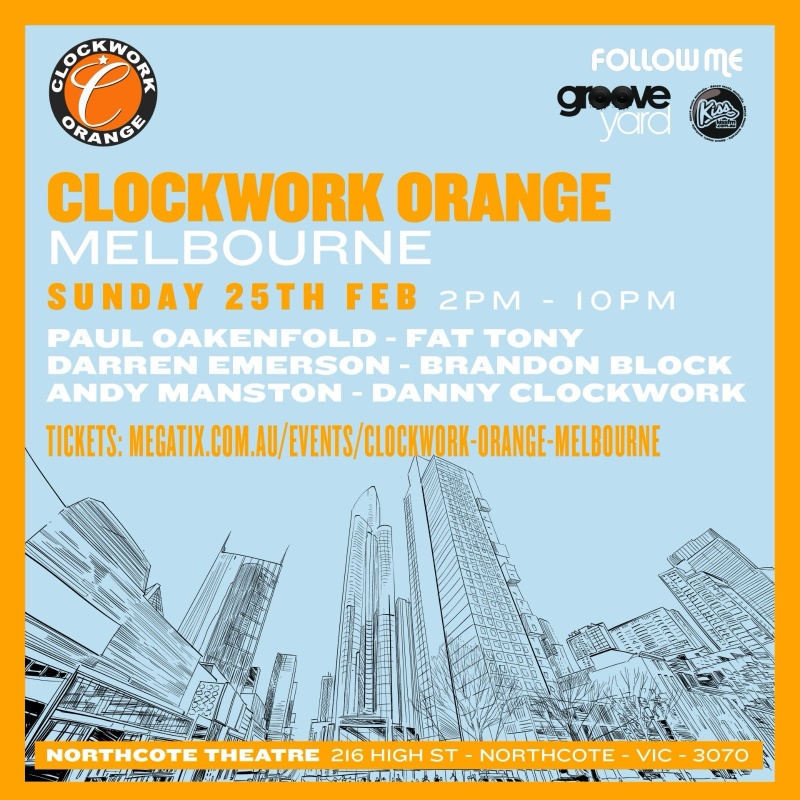 Megatix - Clockwork Orange Melbourne