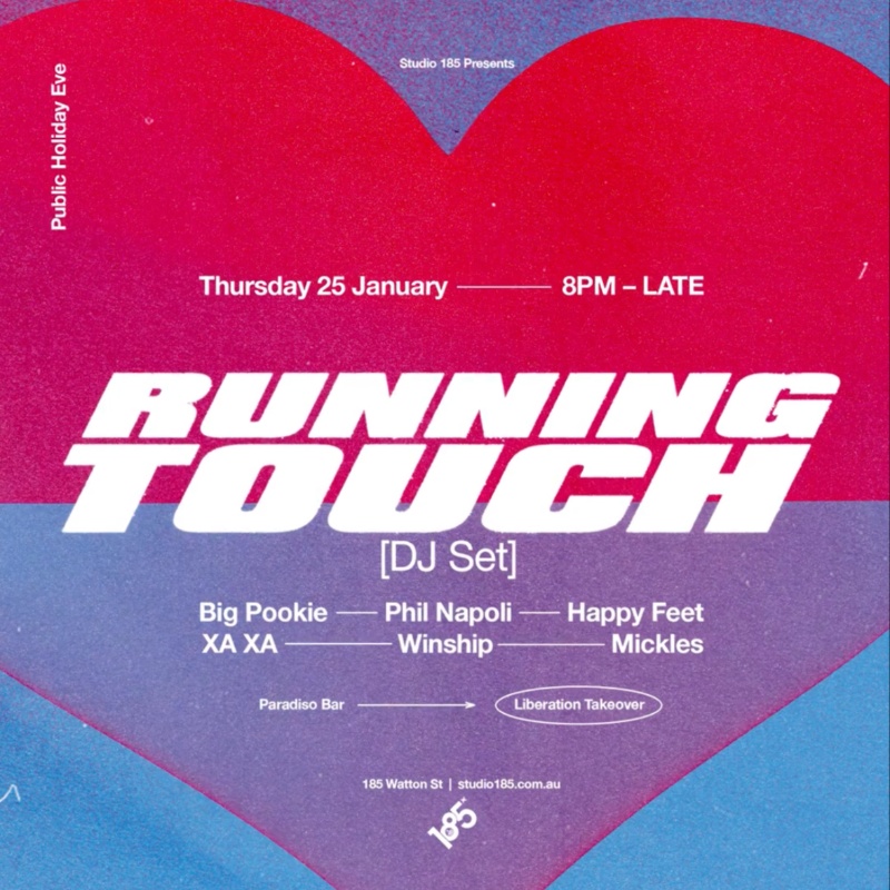 Megatix - Studio 185 - Running Touch (Dj Set)