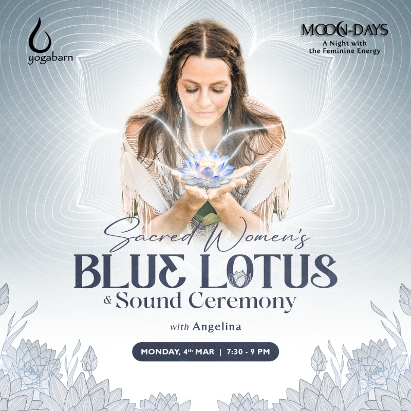 Megatix - Moon-Days - Sacred Women's Blue Lotus & Sound Ceremony