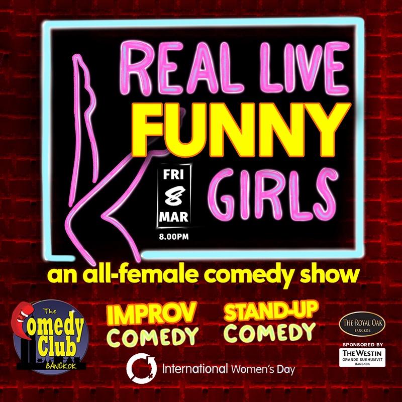 Megatix - REAL LIVE FUNNY GIRLS - An All-Female Comedy Show!