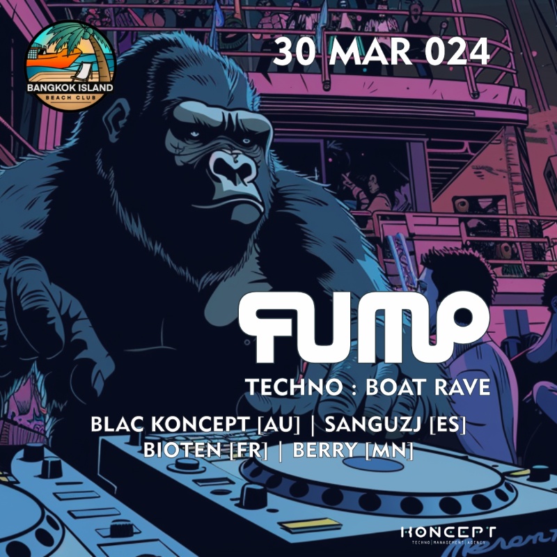 Megatix - FUMP Techno : Boat Rave