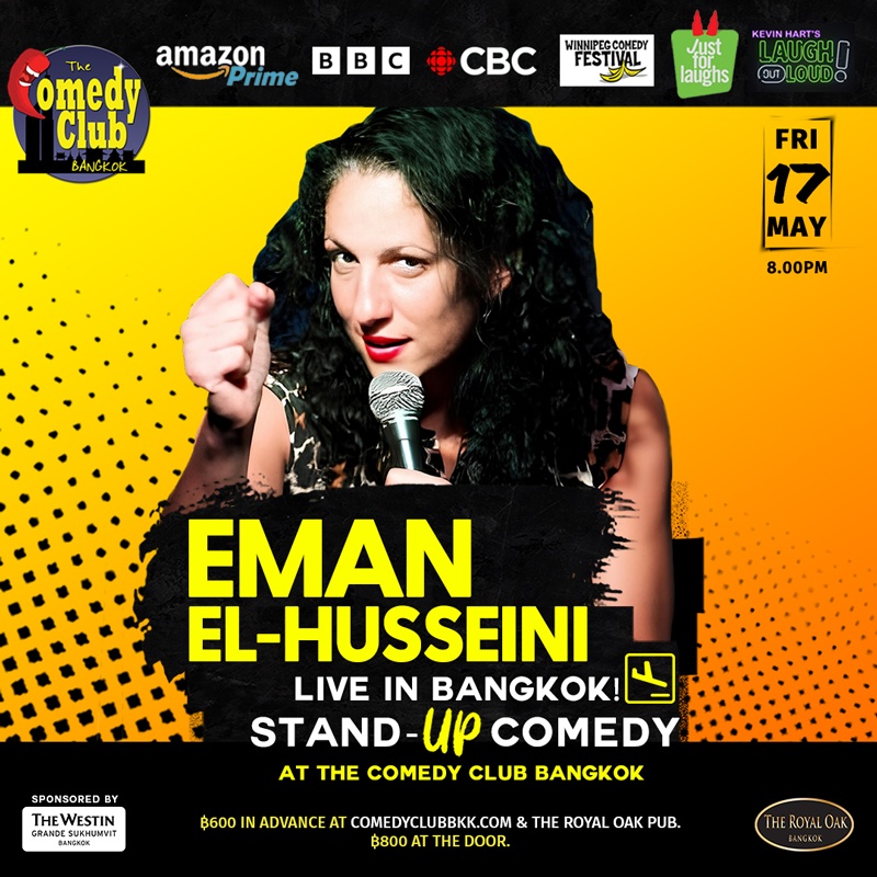 Megatix - Stand-Up Comedy - EMAN EL-HUSSEINI (Amazon Prime, Just For Laughs) - Live in Bangkok!