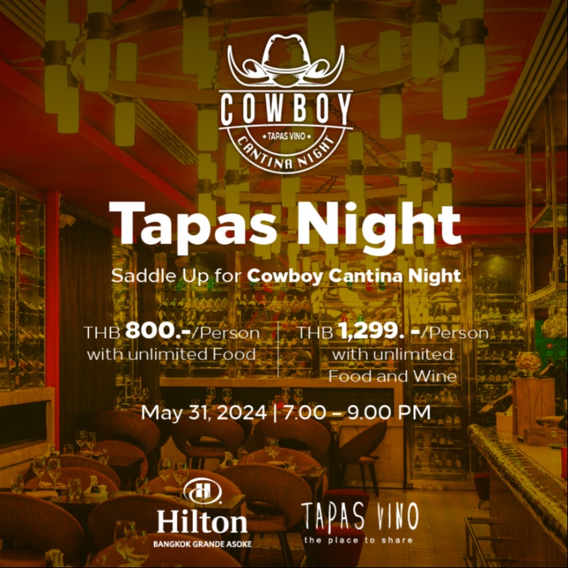 Megatix - TAPAS NIGHT : COWBOY CANTINA