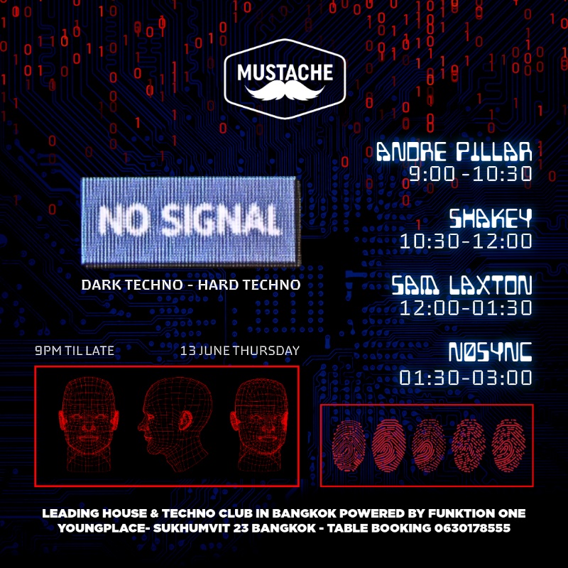 Megatix - No Signal Room | Dark Techno - Hard Techno | Thu 13 June