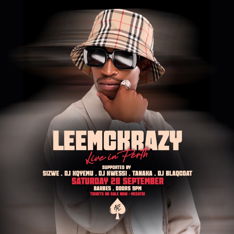 Megatix - LEEMCKRAZY LIVE IN PERTH