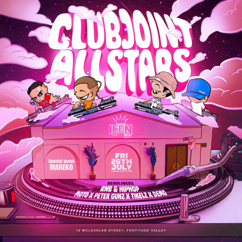 Megatix - Clubjoint Allstars - DJs Moto, Peter Gunz, Tikelz, Demo ...