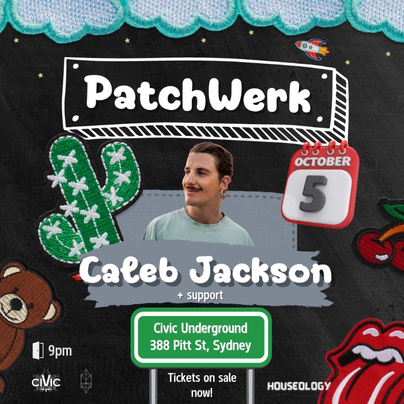 Megatix - PatchWerk presents. Caleb Jackson