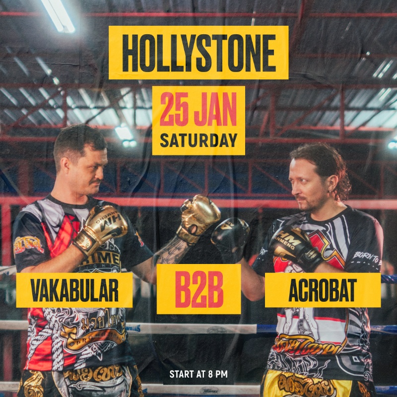 Megatix - Hollystone Saturday | 25 JAN