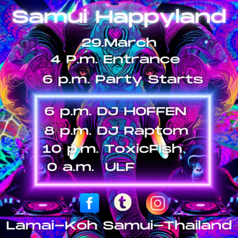 Megatix - Samui Happyland - Spirit Forest Festival