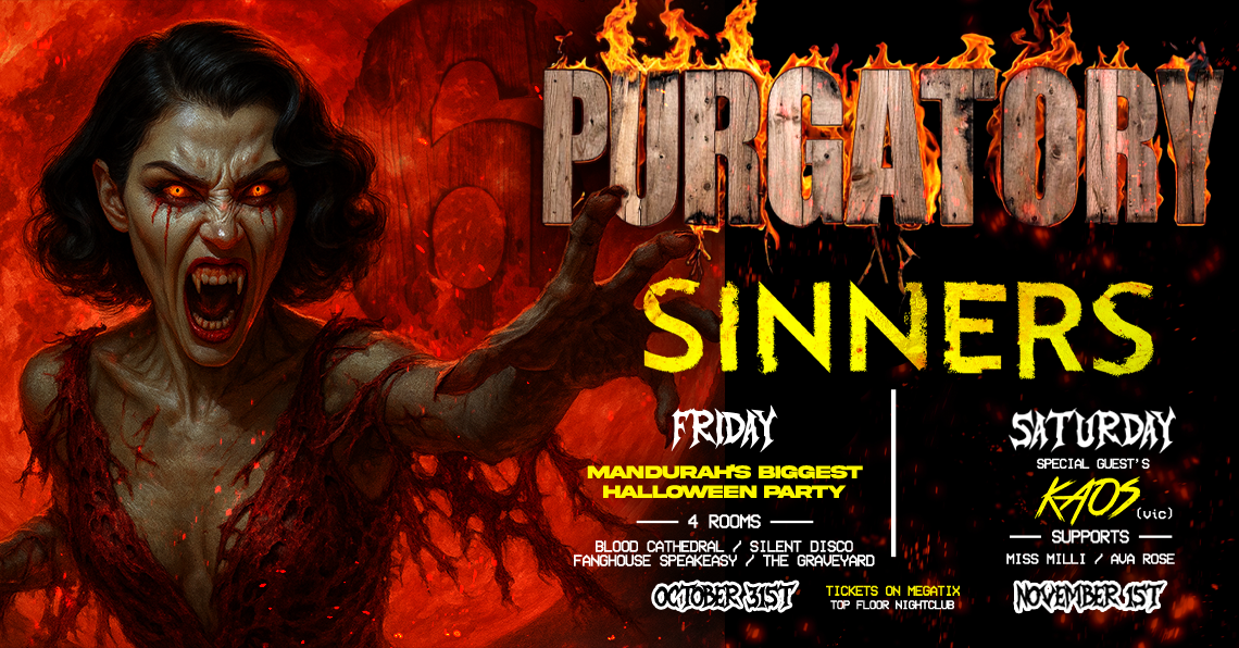 Megatix - Purgatory 6: SINNERS (Halloween Weekend)
