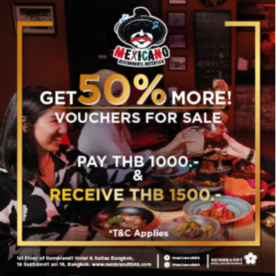 Megatix - Mexicano Vouchers for sale