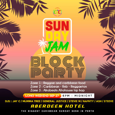 Megatix - SUNDAY JAM BLOCK PARTY | 3 Party Zones