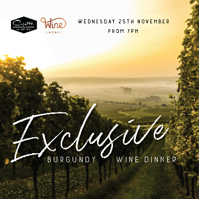 Megatix - Exclusive Burgundy Wine Dinner