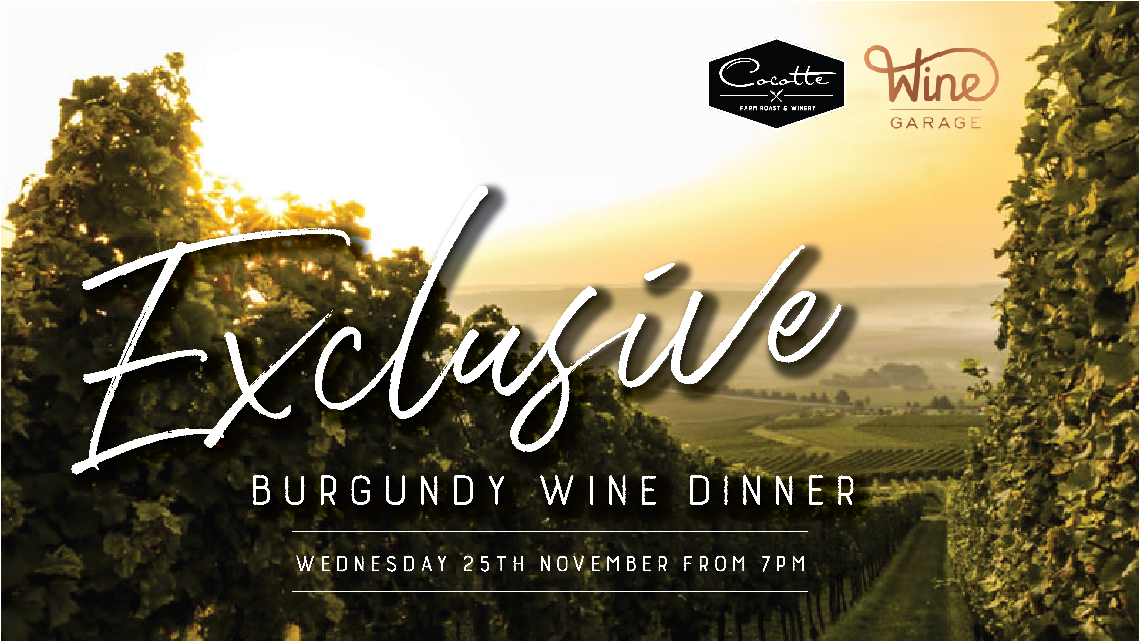 Megatix - Exclusive Burgundy Wine Dinner
